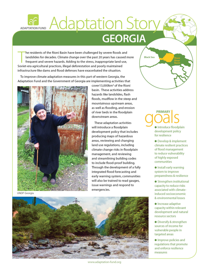 Developing Climate Resilient Flood and Flash Flood Management Practices ...