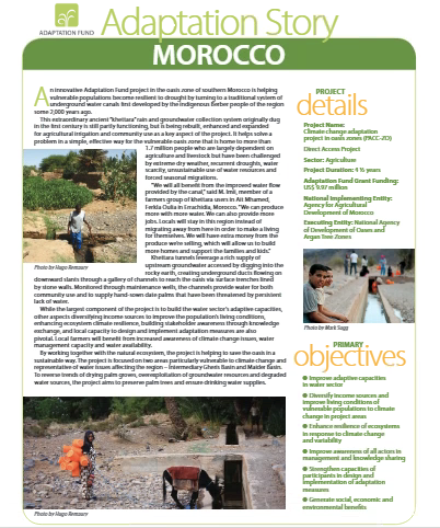 Morocco_project_story - Adaptation Fund