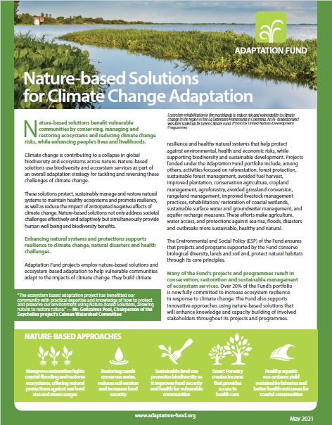 Capture - Adaptation Fund