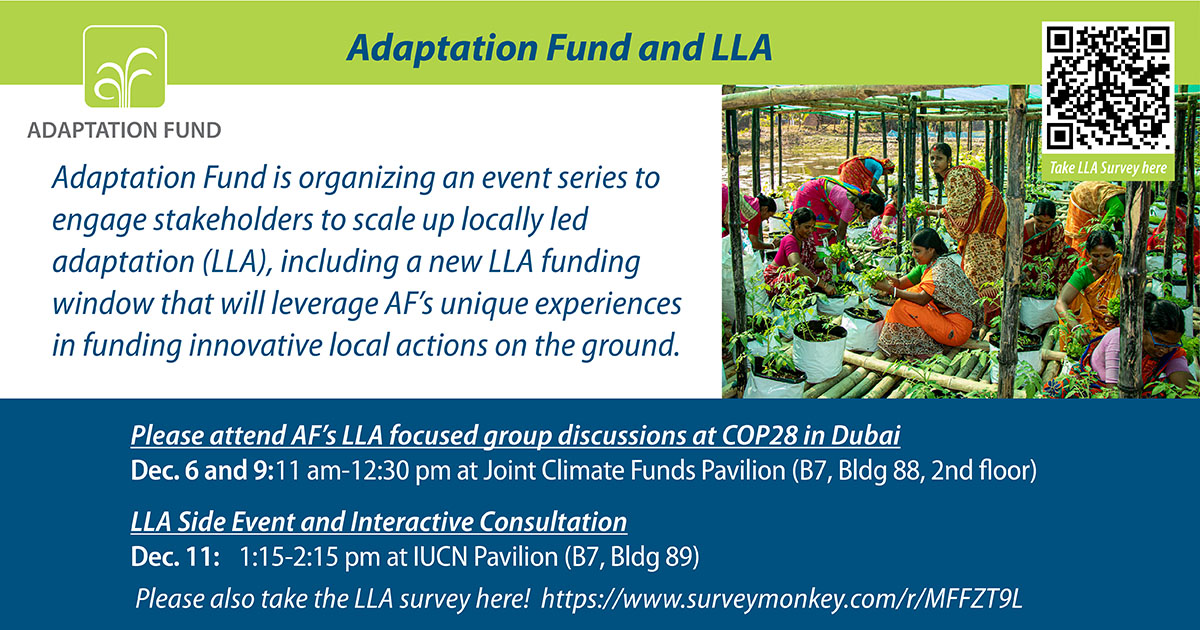Social card for LLA - Adaptation Fund